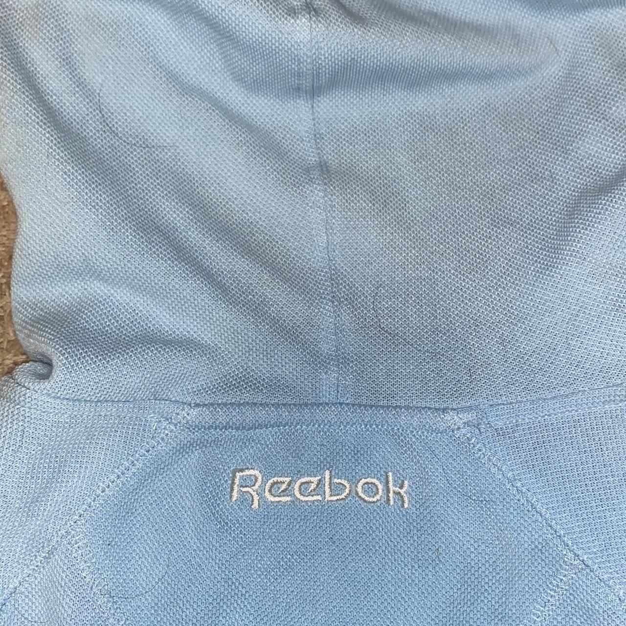 80s Reebok zip up Size- tag states Men’s medium yet... | Depop
