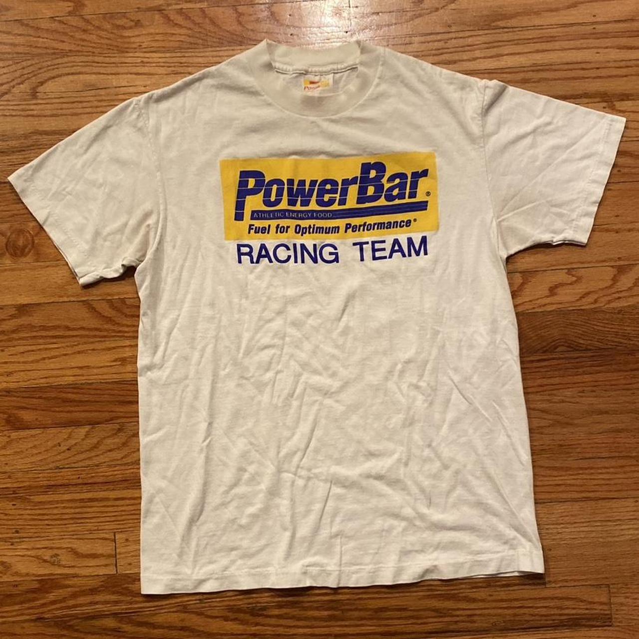 Vintage Power Bar Racing Team Tee Single Stitch... - Depop