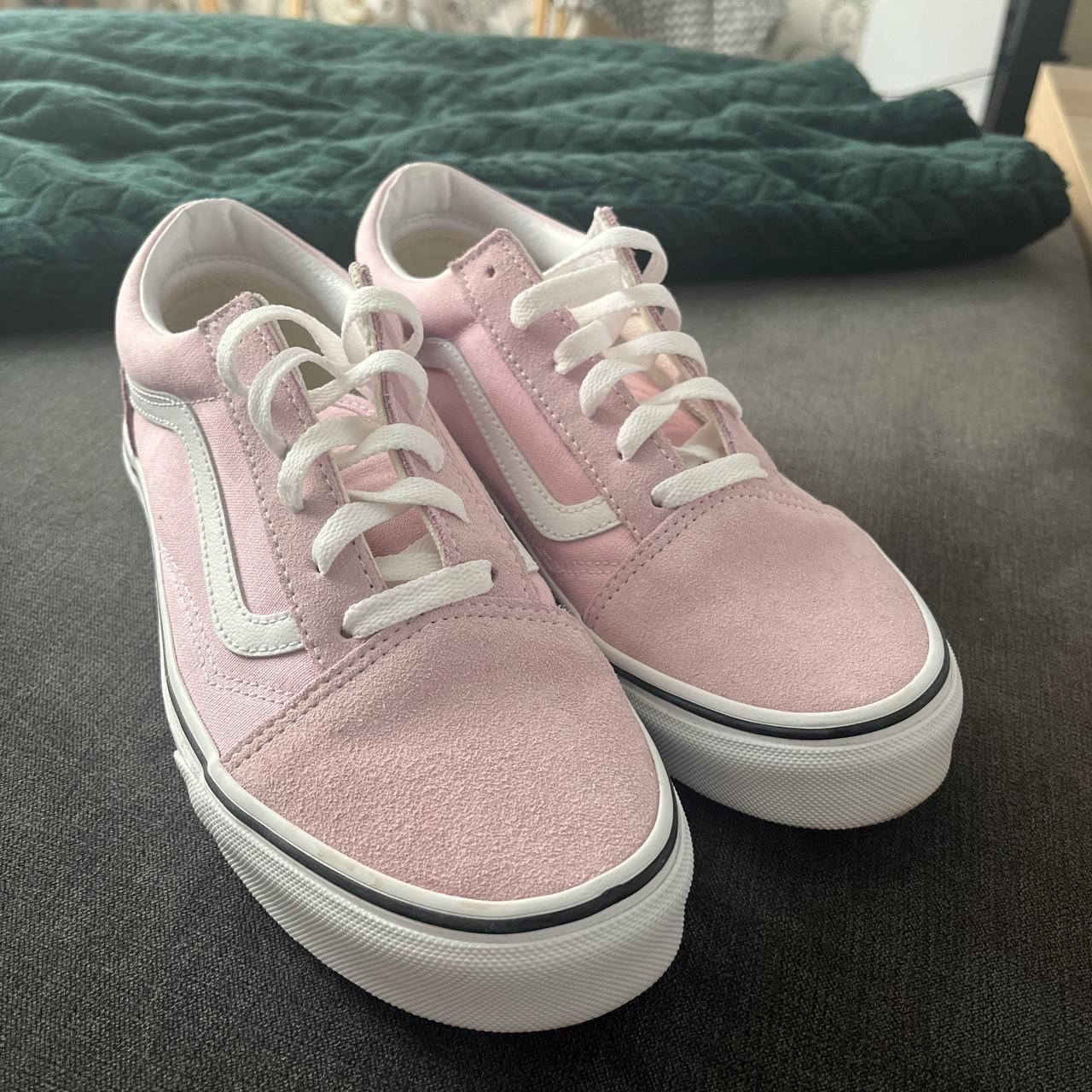 These Pink Vans Trainers are a stylish and... - Depop