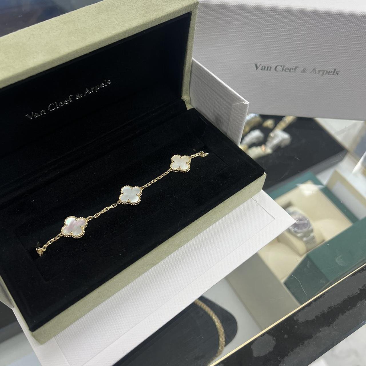 Van Cleef - Mother of pearl 🤍 Box and papers Brand... - Depop