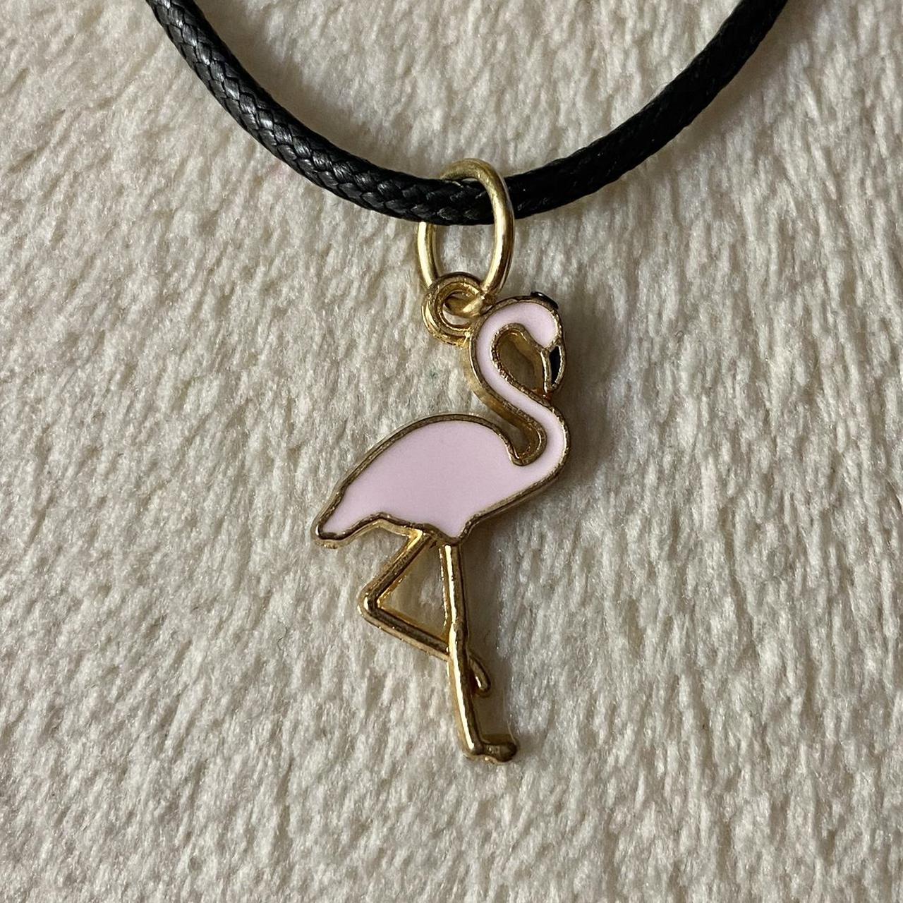 Flamingo necklace #flamingo #necklaces #necklace... - Depop