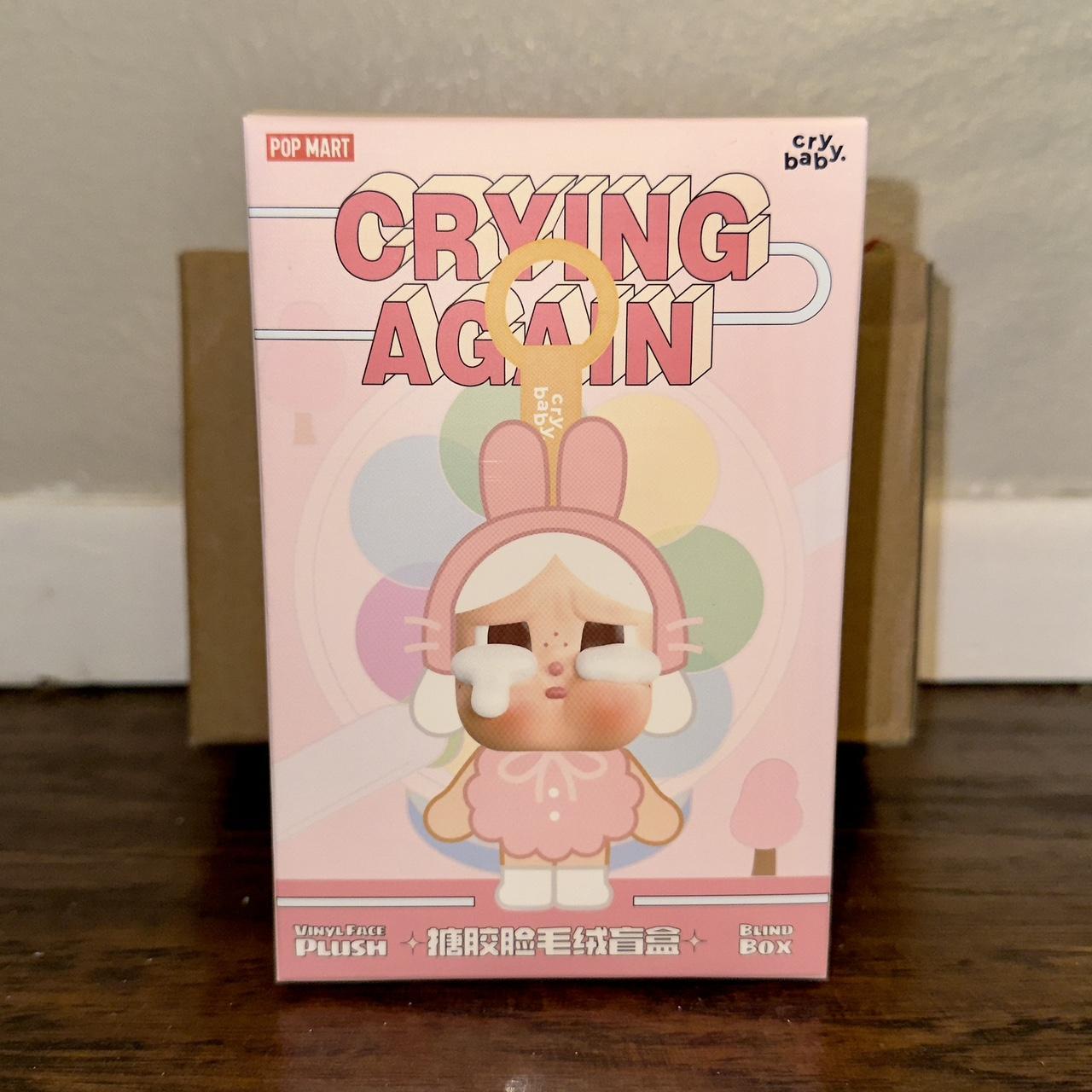 POP MART CRYBABY Crying Again Vinyl Face Plush Blind... - Depop