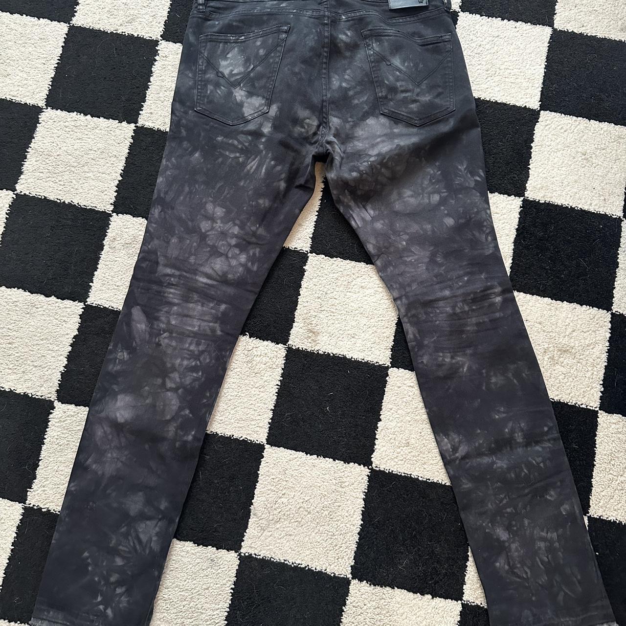 JOHN VARVATOS TYE DYE WIGHT FIT JEANS - PERFECT... - Depop