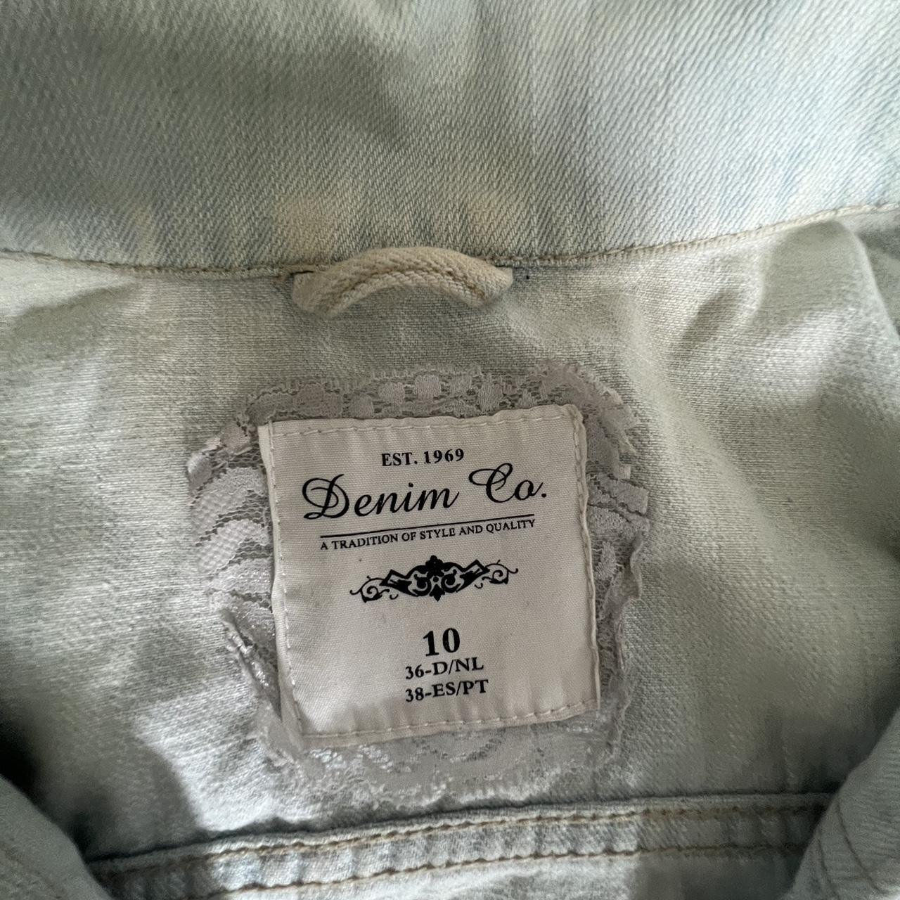 Light blue washed primark denim jacket #denim... - Depop