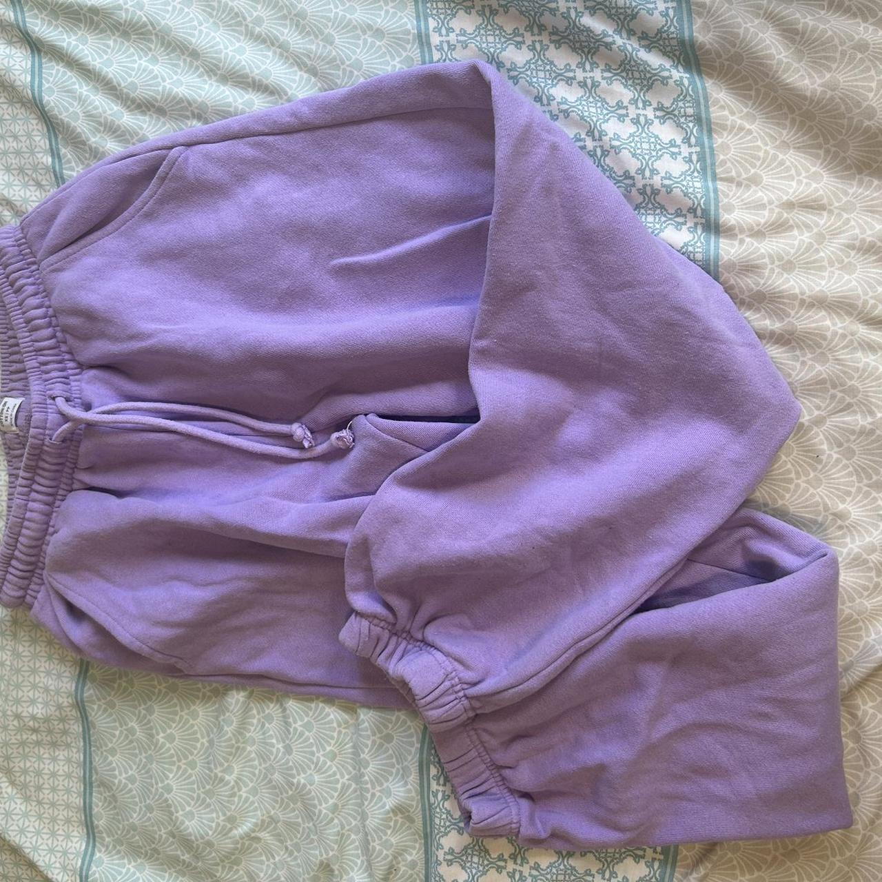Cotton on purple sweat pants size xs - Depop
