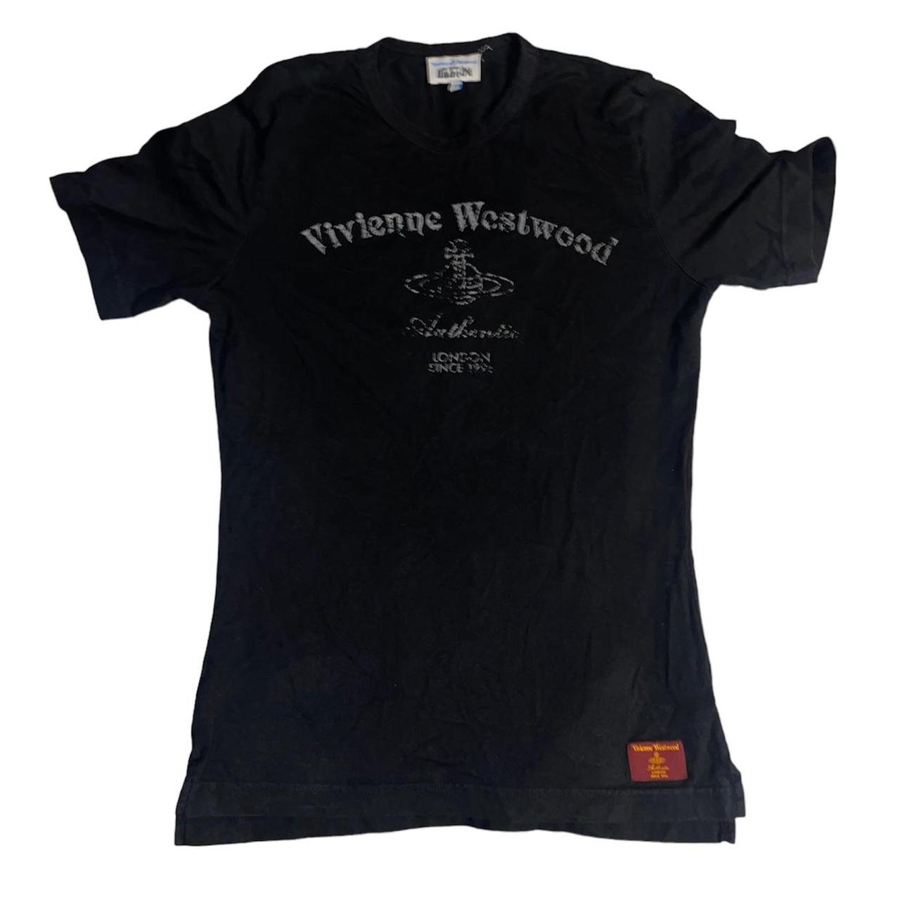 Vivienne Westwood Men's Black T-shirt | Depop