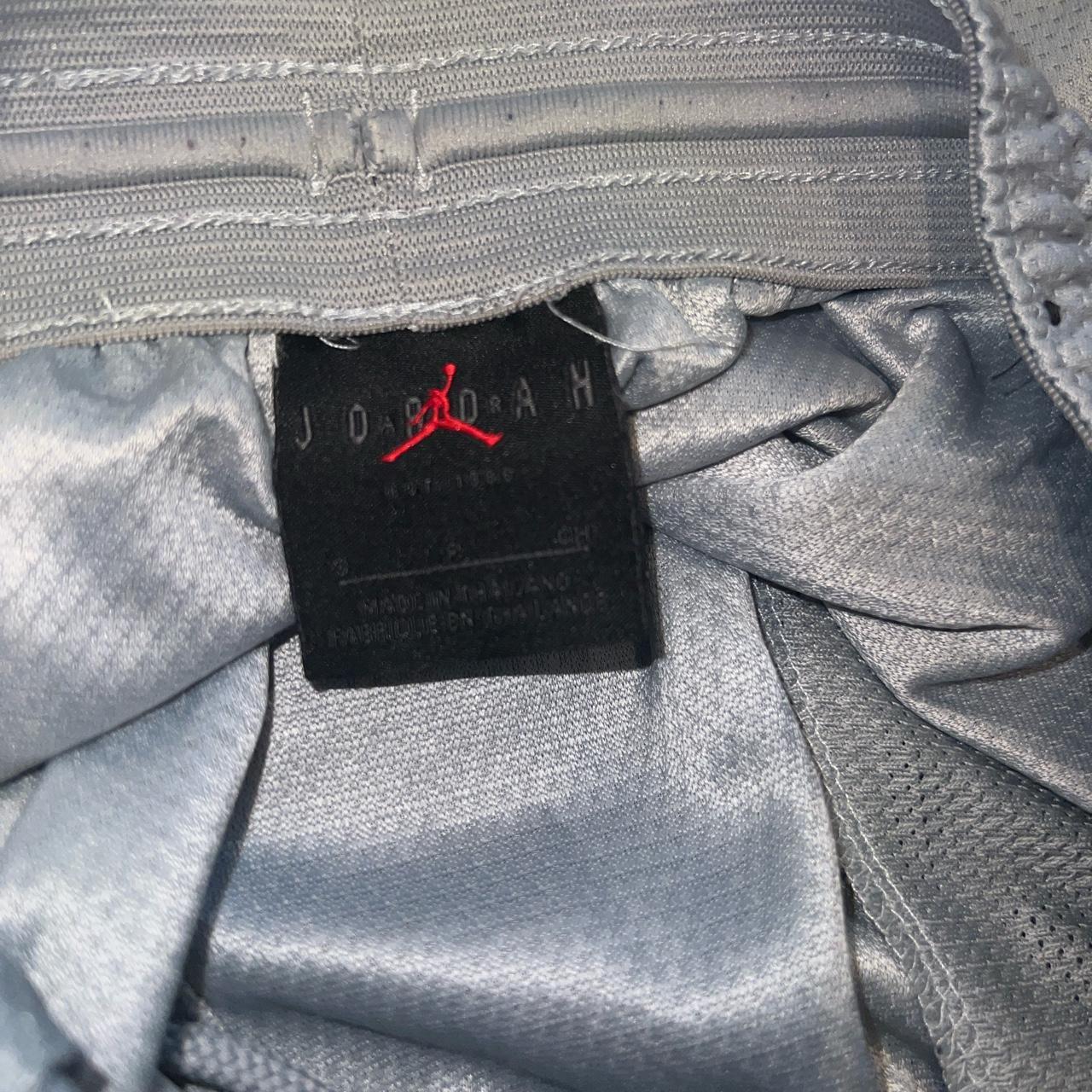 Grey Nike Air Jordan Basketball Shorts Some minor... - Depop
