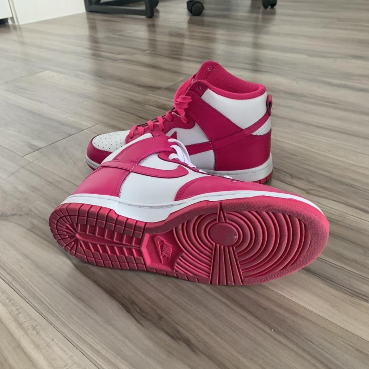 Nike Dunk High in ‘Prink Prime’ only worn once so... - Depop