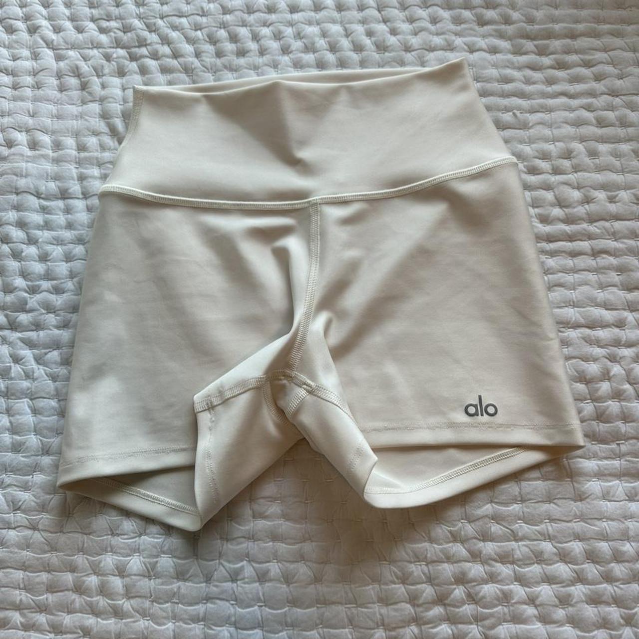 Alo biker shorts! so cute and perfect for yoga or... - Depop