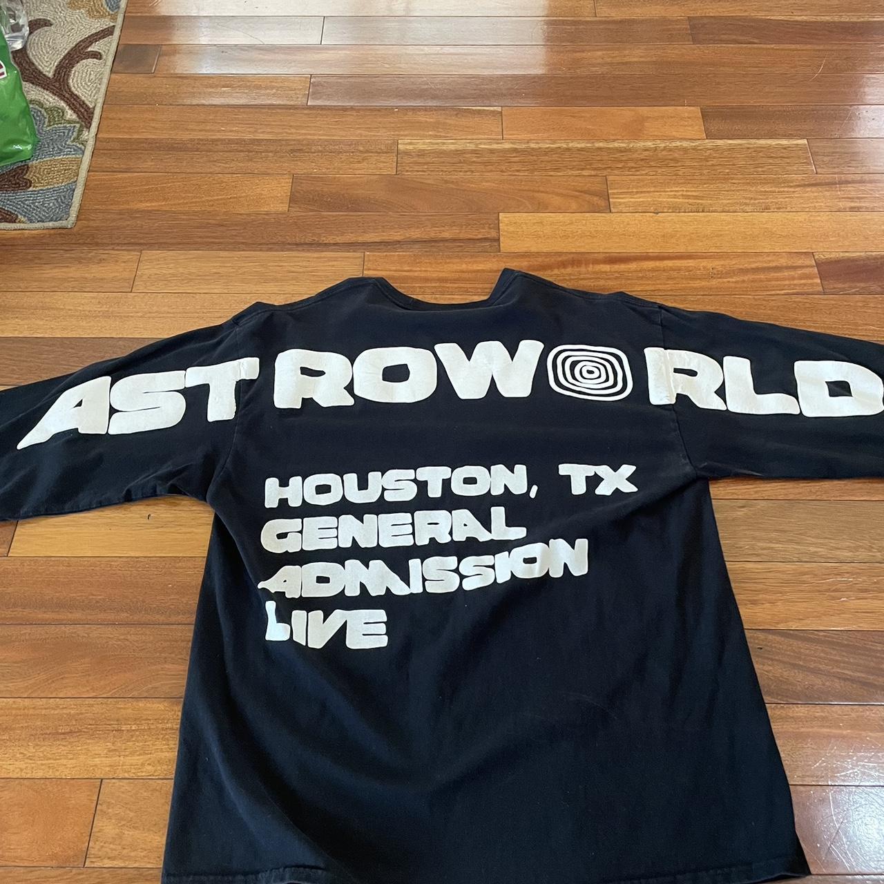 Travis Scott Astroworld Festival long sleeve Tshirt,... - Depop