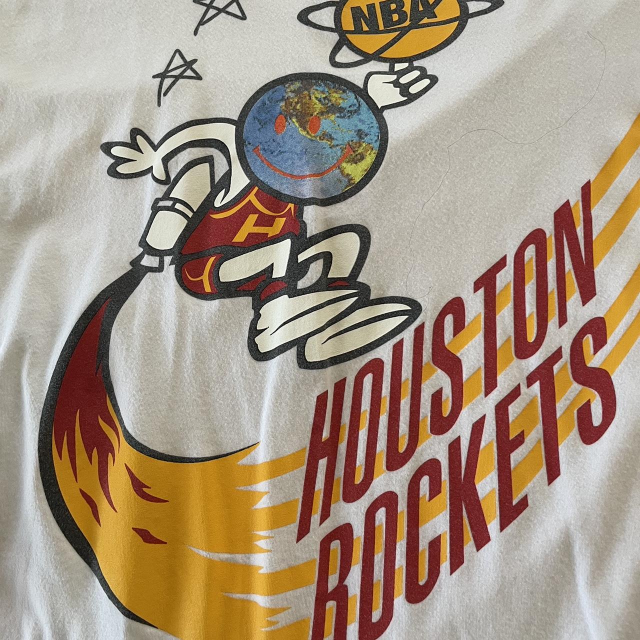 Travis Scott astroworld x Houston rockets Tshirt,... - Depop