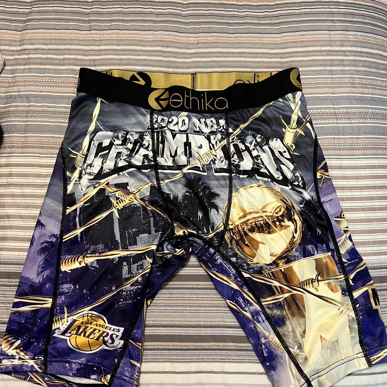 Lakers 2020 NBA champions Ethika boxers #underwear... - Depop