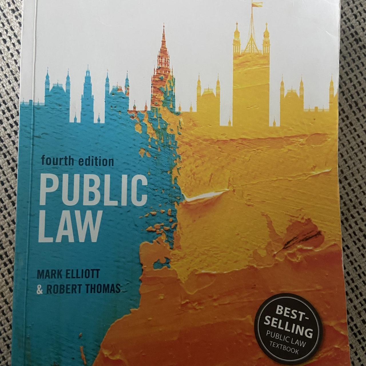 Public law textbook by Mark Elliot and Robert... - Depop