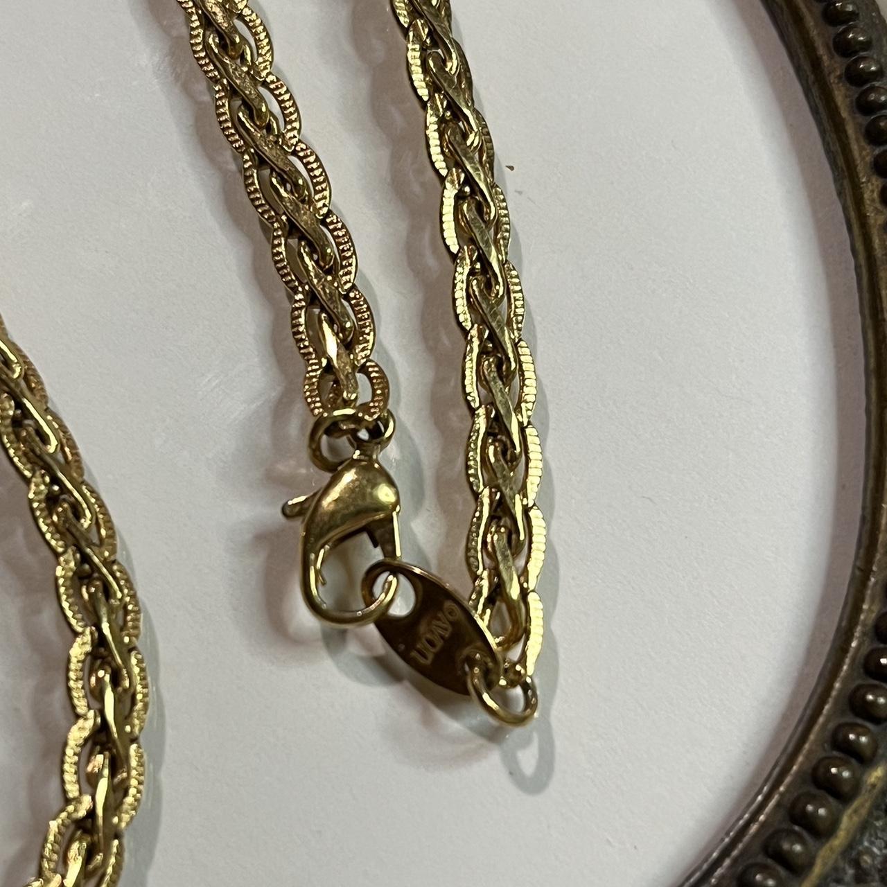 the simplest & classy vintage avon gold tone long... - Depop