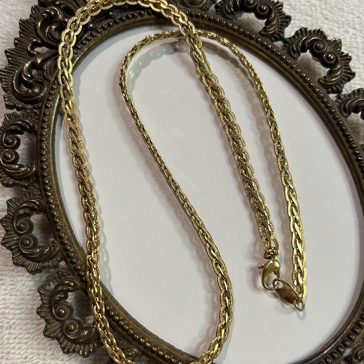 the simplest & classy vintage avon gold tone long... - Depop