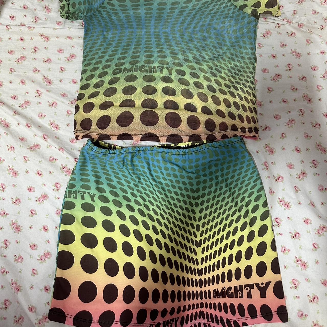 Omighty mesh illusion set size XS both top and... - Depop