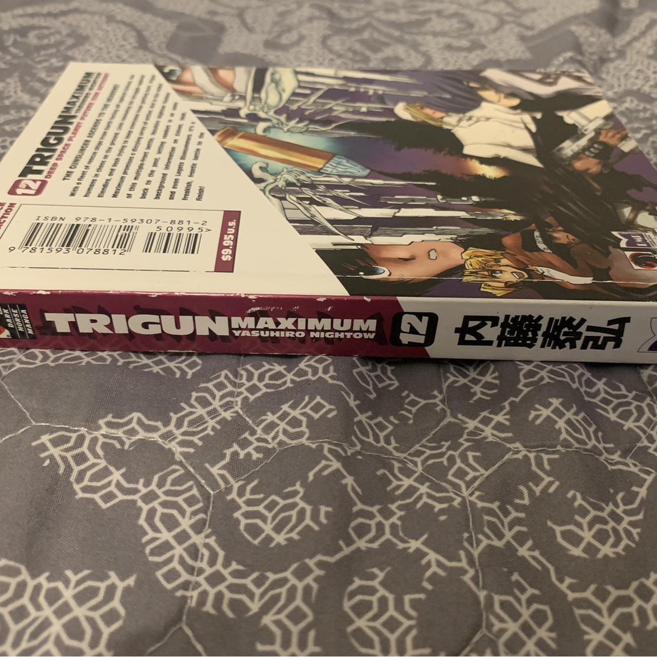 TriGun Vol 12 Slight Rip on cover and Stain on the top - Depop