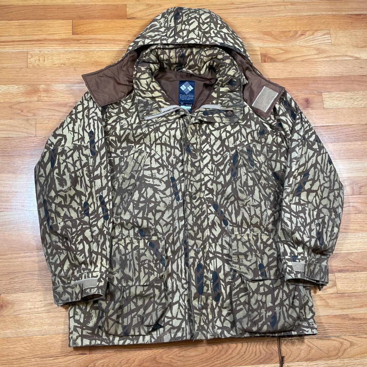 Vintage 1987 Columbia Camo Hunting Cattail Parka.... - Depop