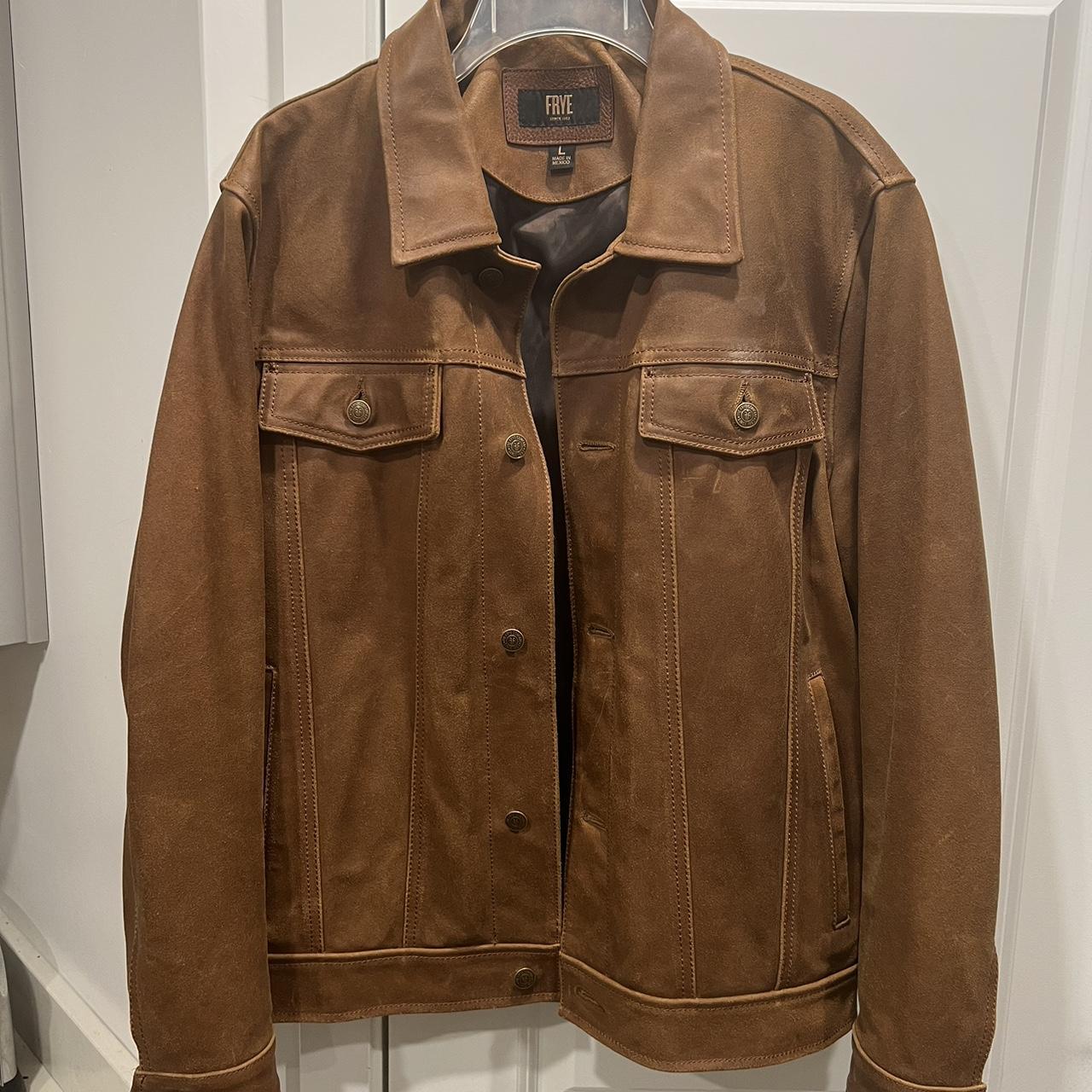 Frye Men's Brown Jacket | Depop