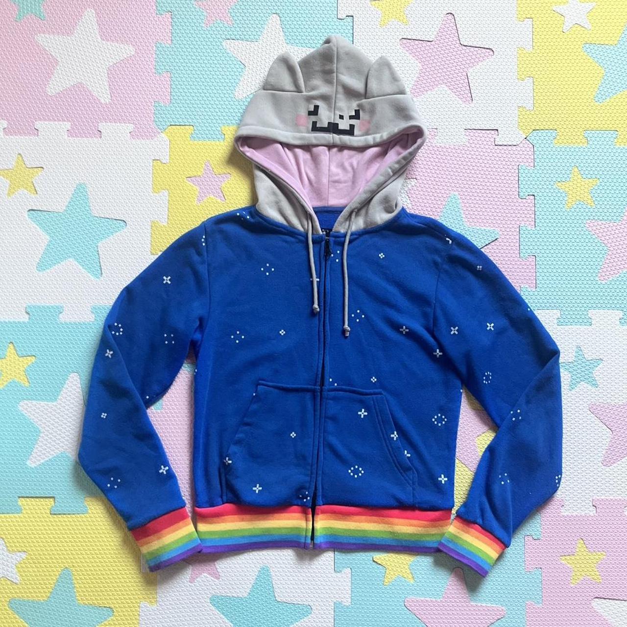 RARE Nyan Cat hoodie {🍀｝Small Super adorable -... | Depop
