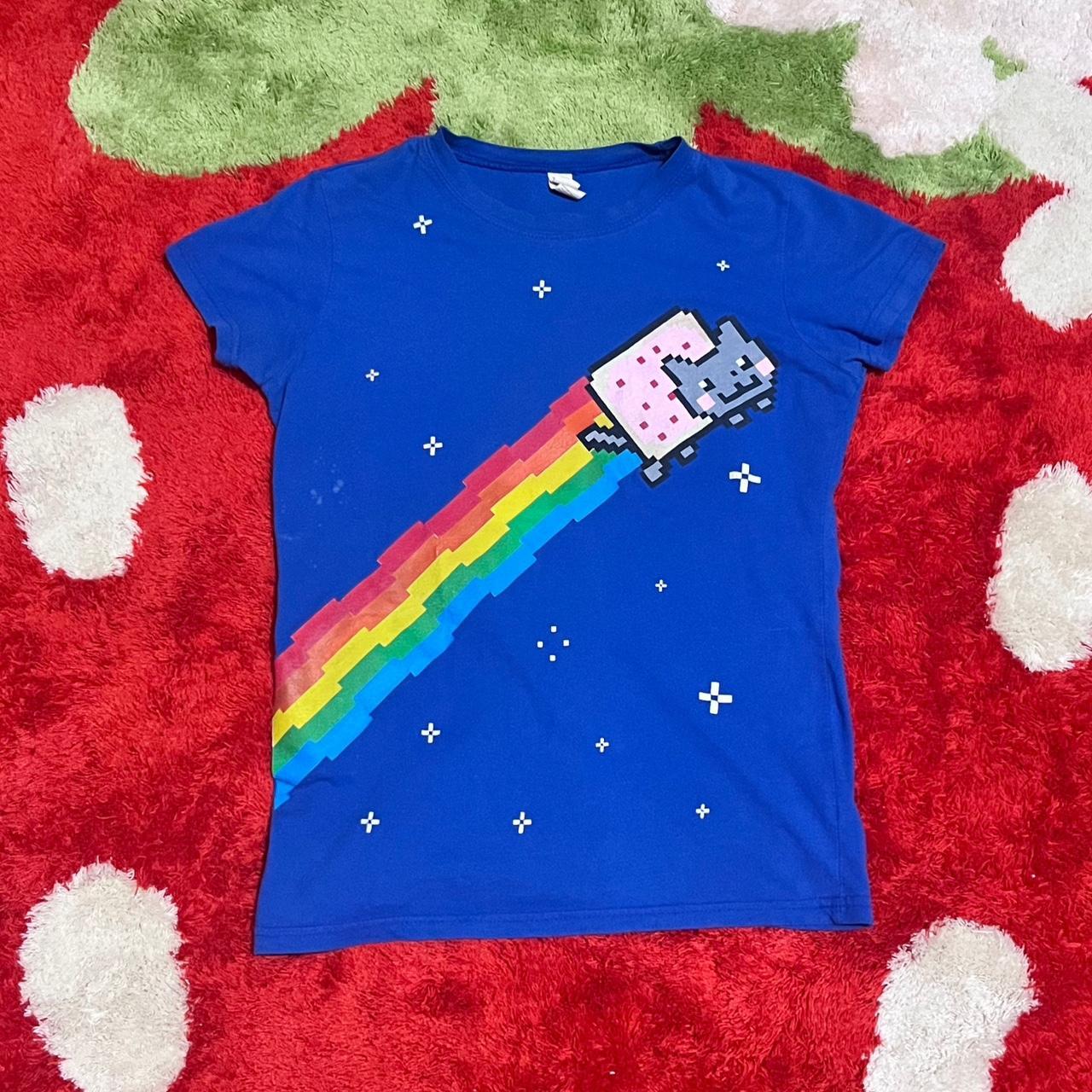 Nyan cat shirt {🍀} medium ‼️Looking for trade offers... | Depop