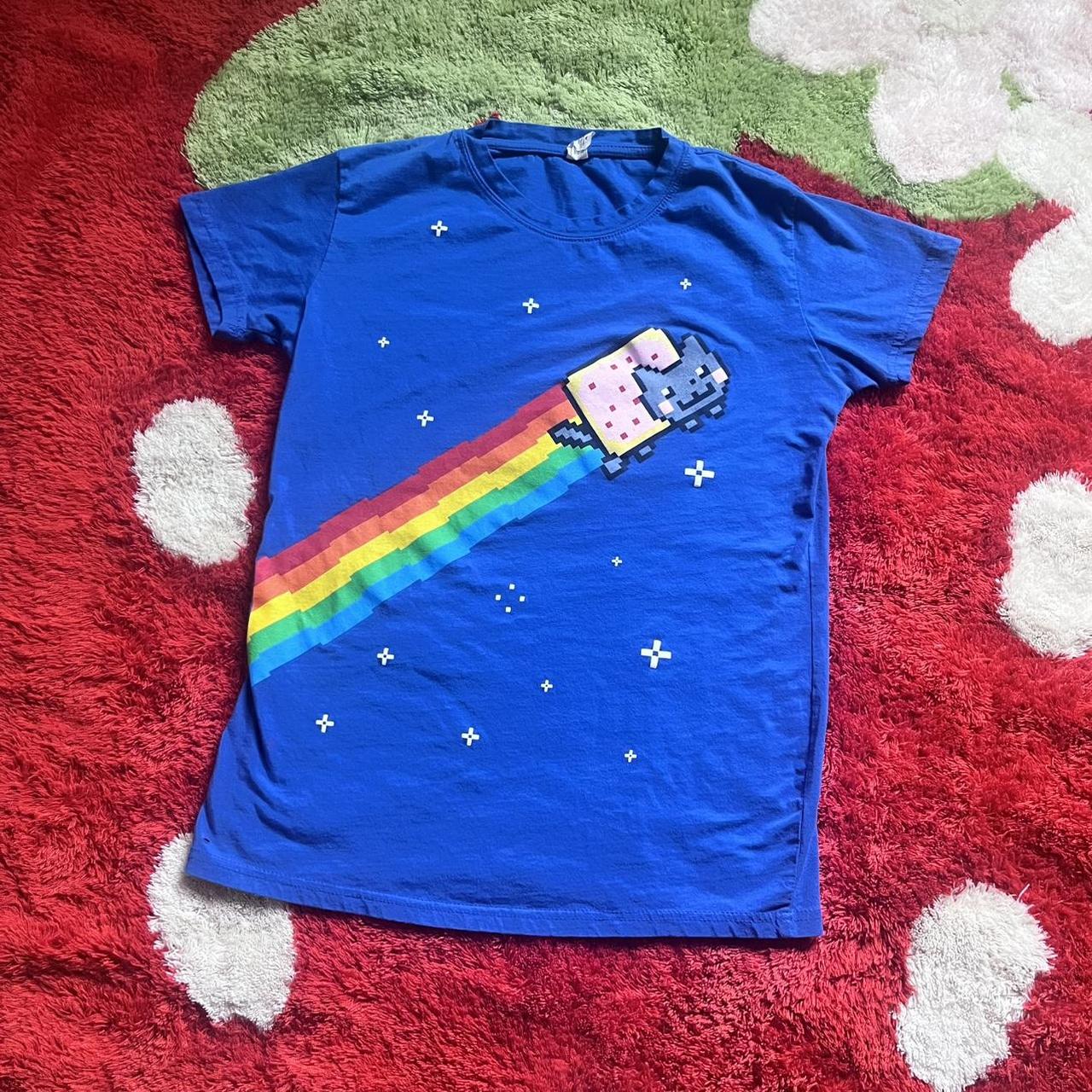 Nyan cat shirt {🍀} women’s XL Adorable officially... | Depop
