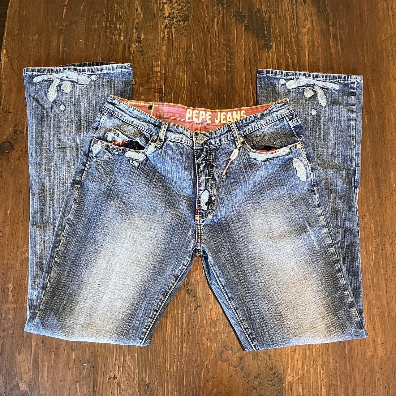 VINTAGE Y2K PEPE JEANS - Bell bottoms - 36 (message... - Depop
