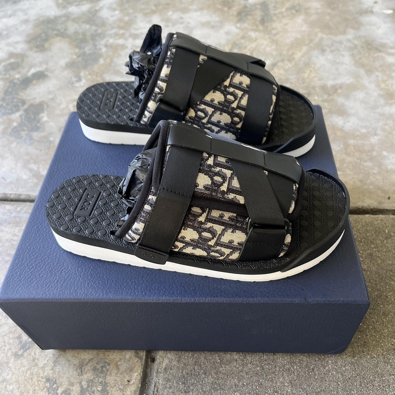 Dior Slides Size 7 Men Worn Lightly - Depop