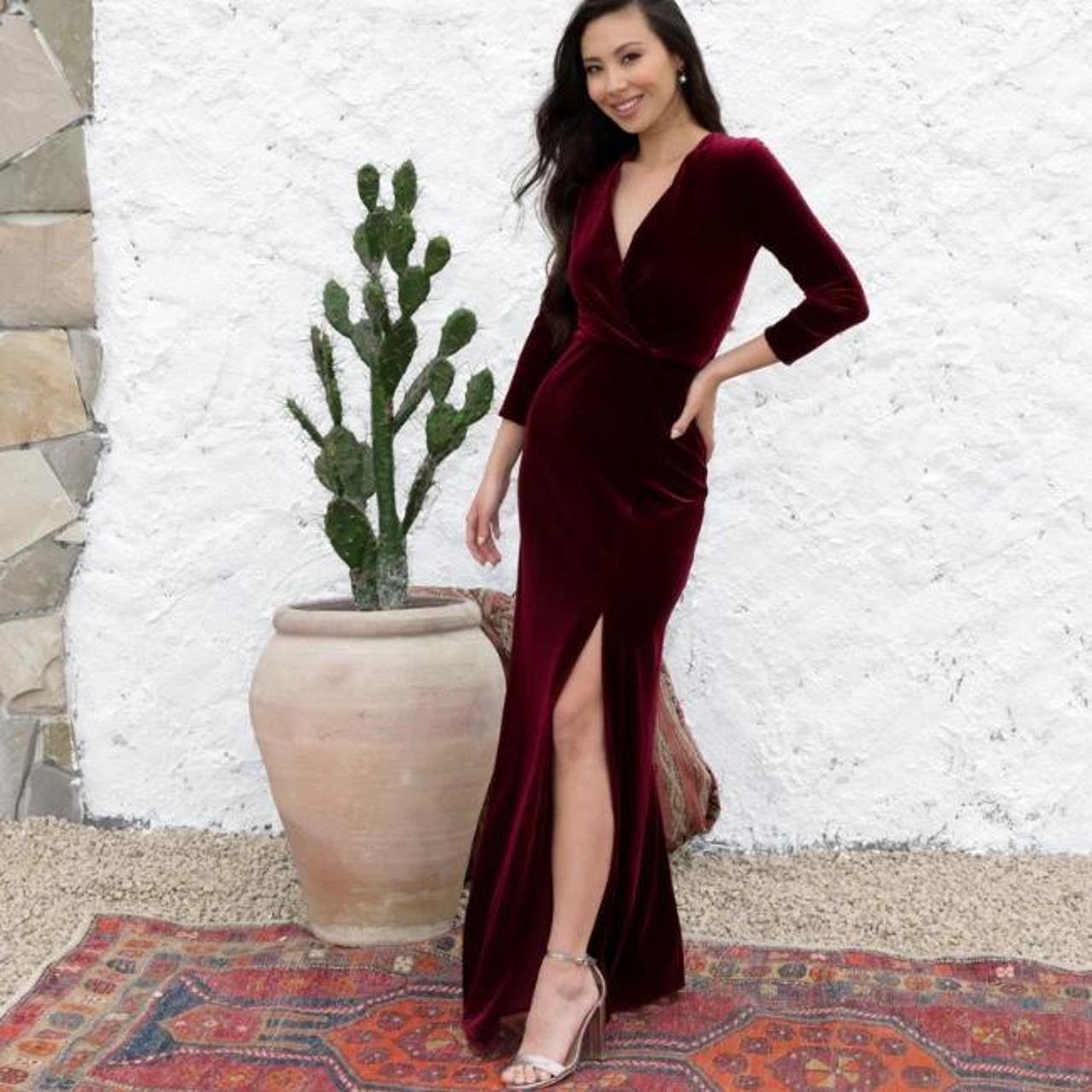 Folkster Loni dresses. Velvet bridesmaid dresses, in... - Depop