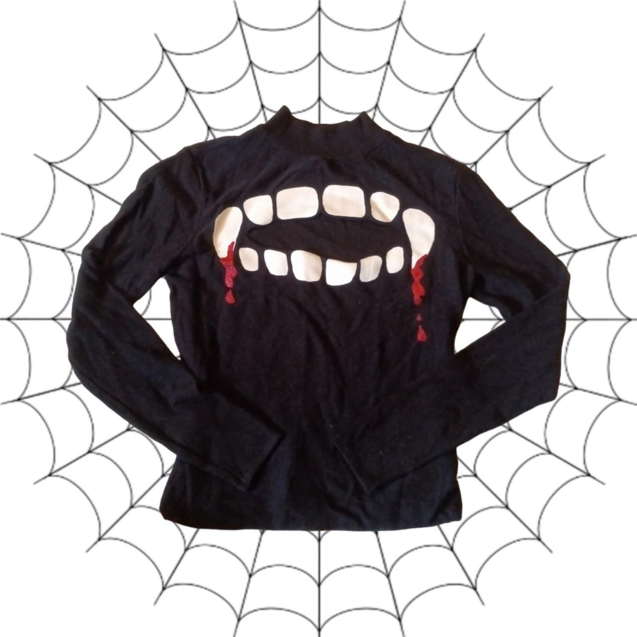 🖤☆VAMP BITE☆🖤 °☆• Perfect emo mock neck sweater with... - Depop
