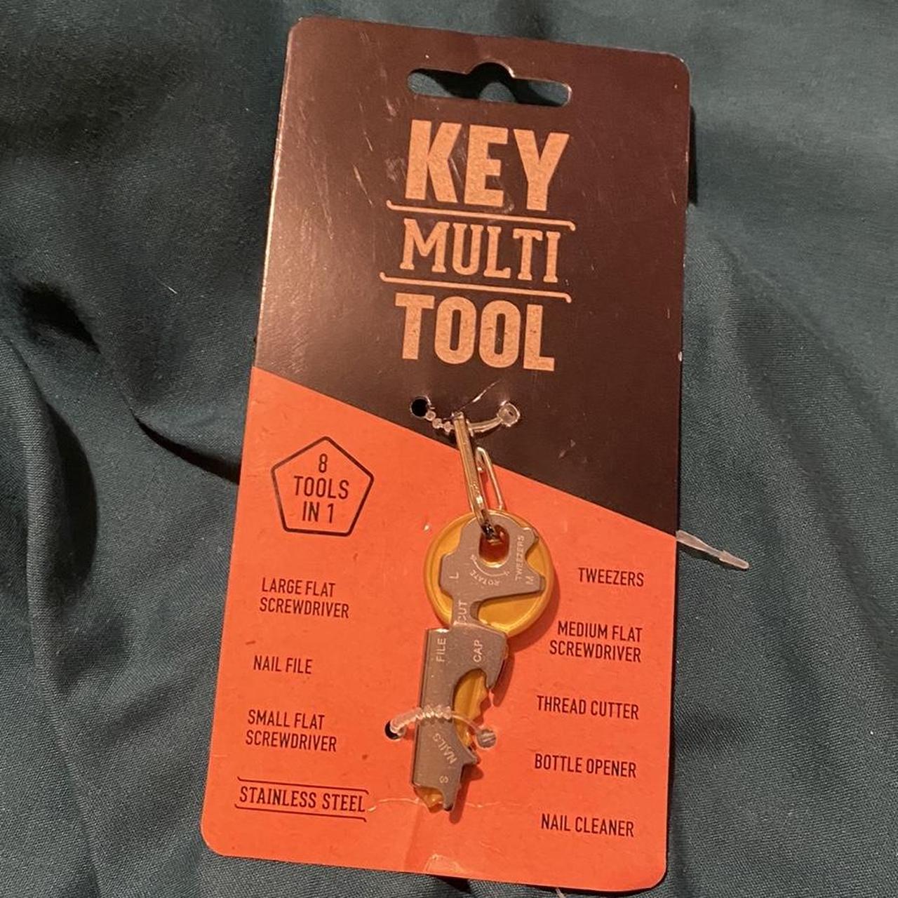 Key multi tool Useful for cutting open boxes,... - Depop