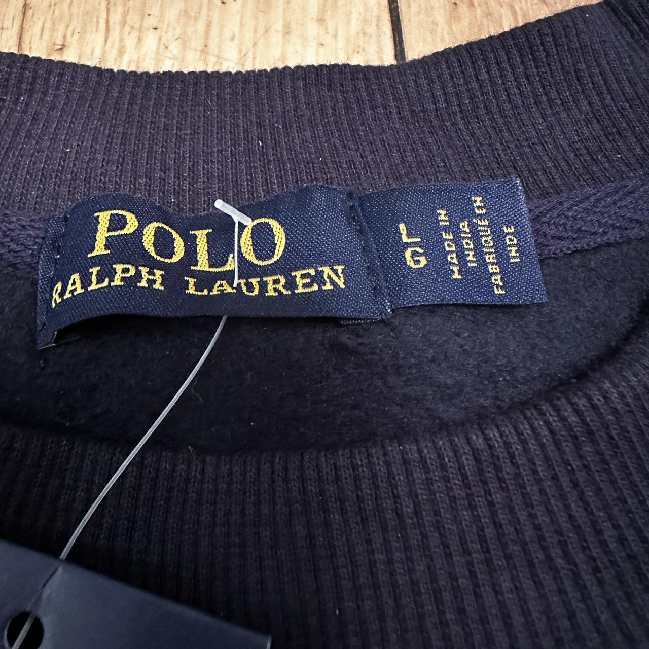 Ralph Lauren Polo - Sweatshirt Size L Navy... - Depop