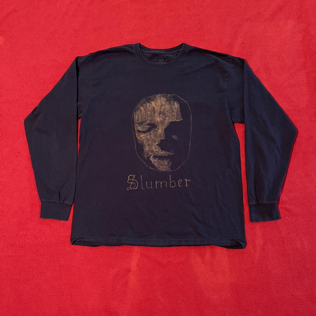 Hand painted face slumber long sleeve with forever... | Depop