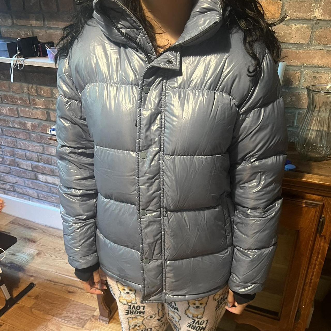 Aritzia— The Super Puff (shiny goose-down puffer... - Depop