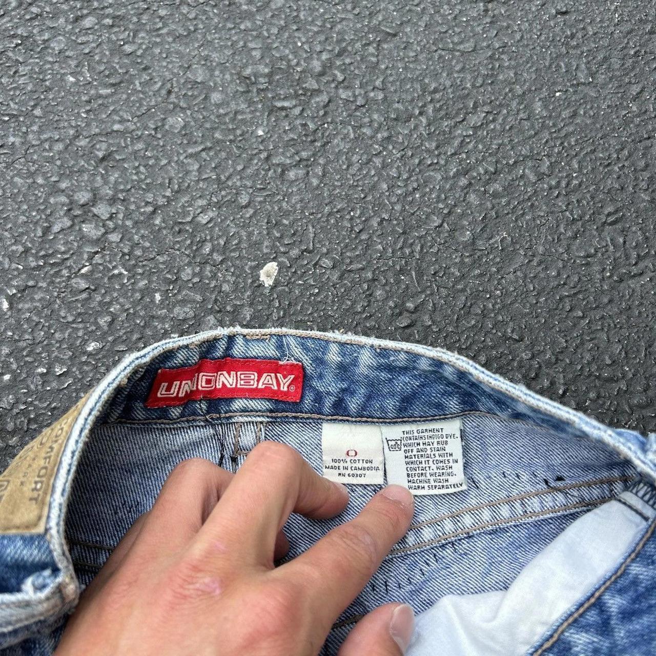 Vintage Y2k 90s Union Bay jeans with Harley Davidson... | Depop