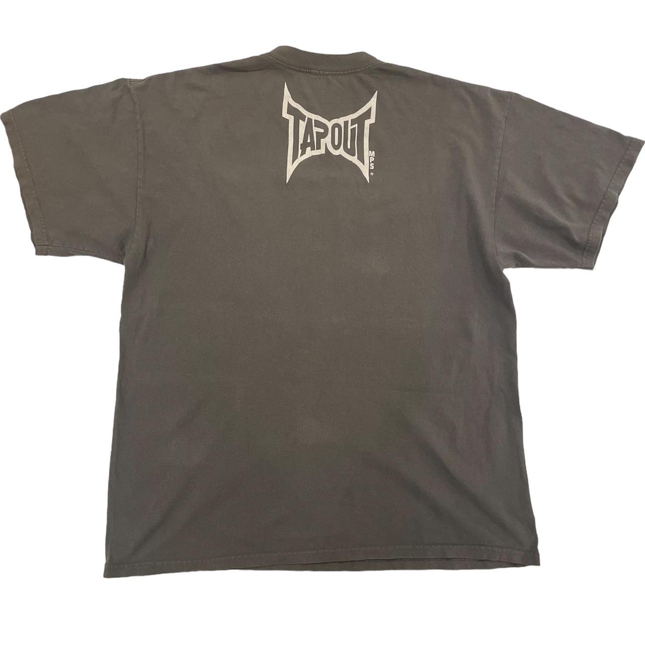 grey Tapout graphic T-Shirt used in great... - Depop