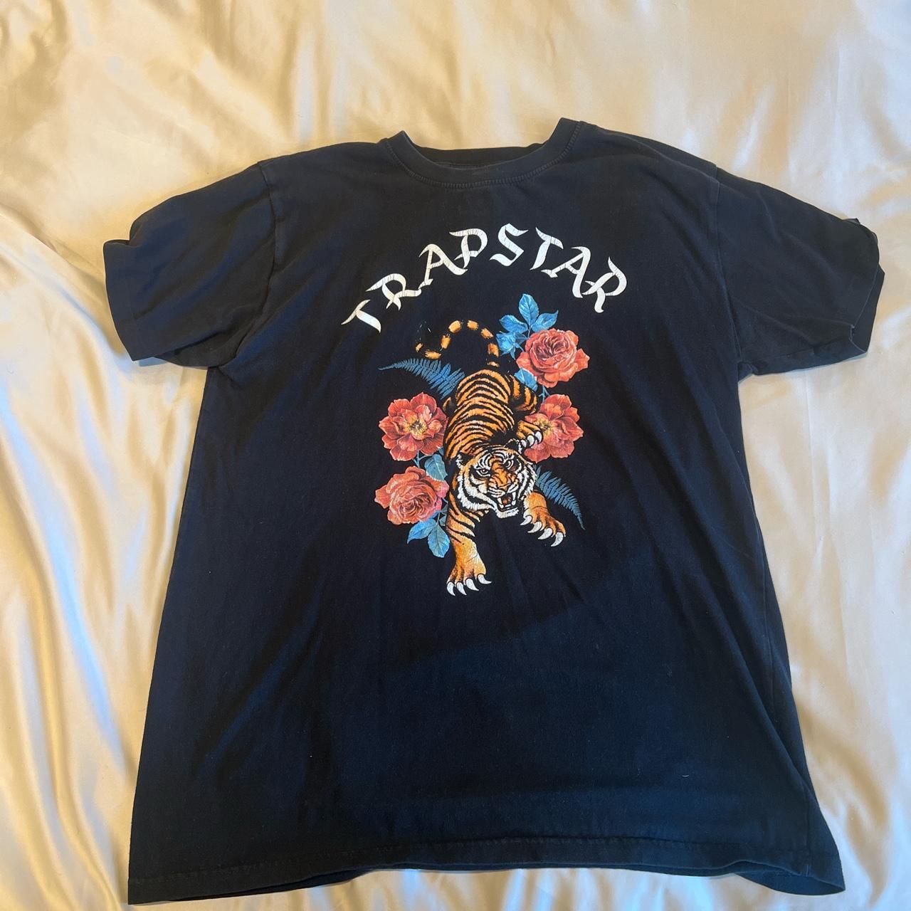 Trapstar Men's Black T-shirt | Depop