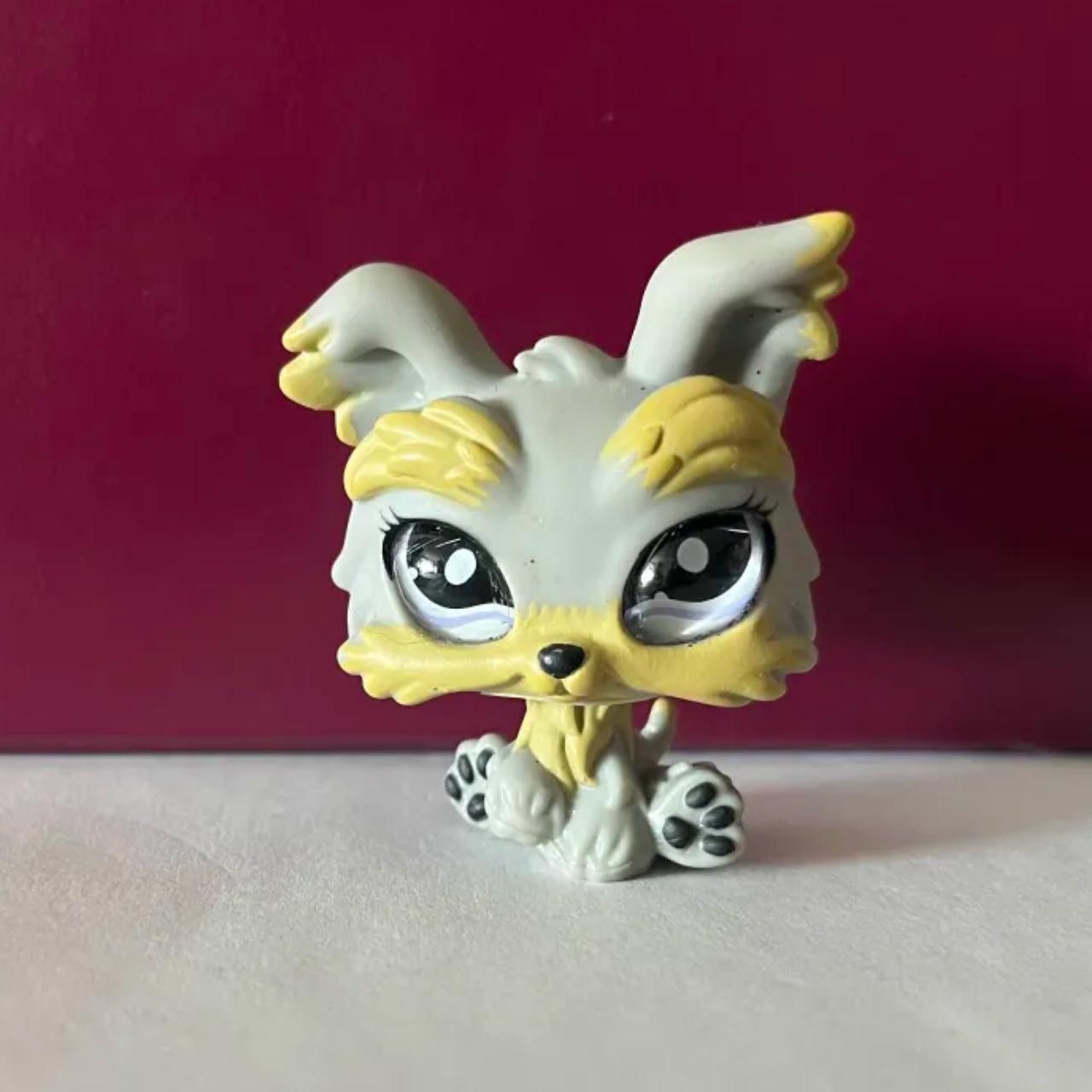 Authentic Littlest Pet Shop Yorkie Terrier Dog #883... | Depop