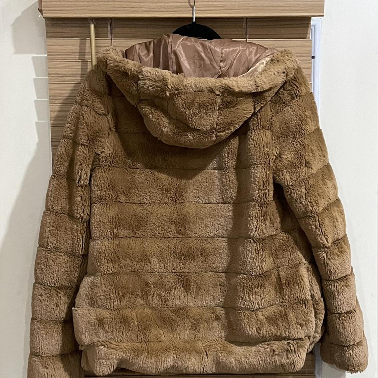 Teddy coat faux fur Christian Soriano Faux fur New... - Depop