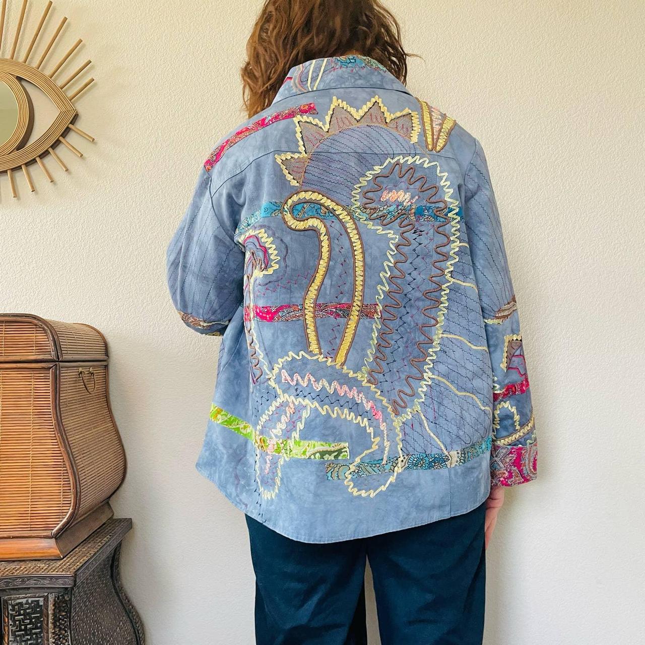 Chaotic cool maximalist vintage 90s jacket by Norm... - Depop