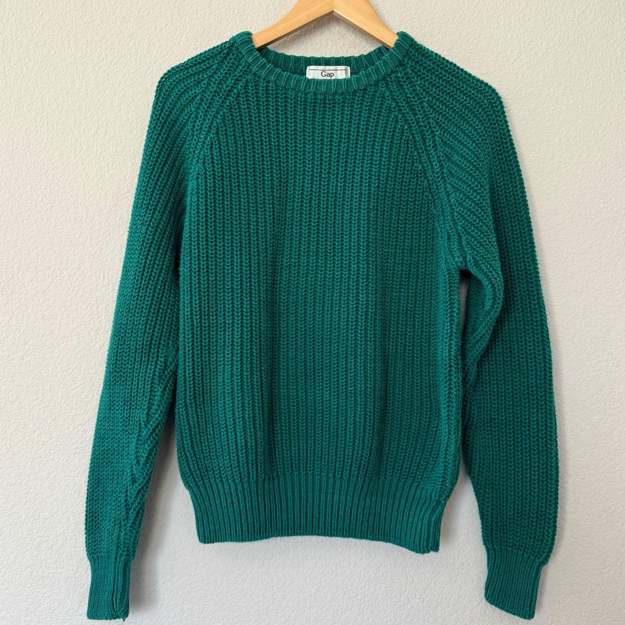 Quintessential 90s thick knit sweater in a comfy... - Depop