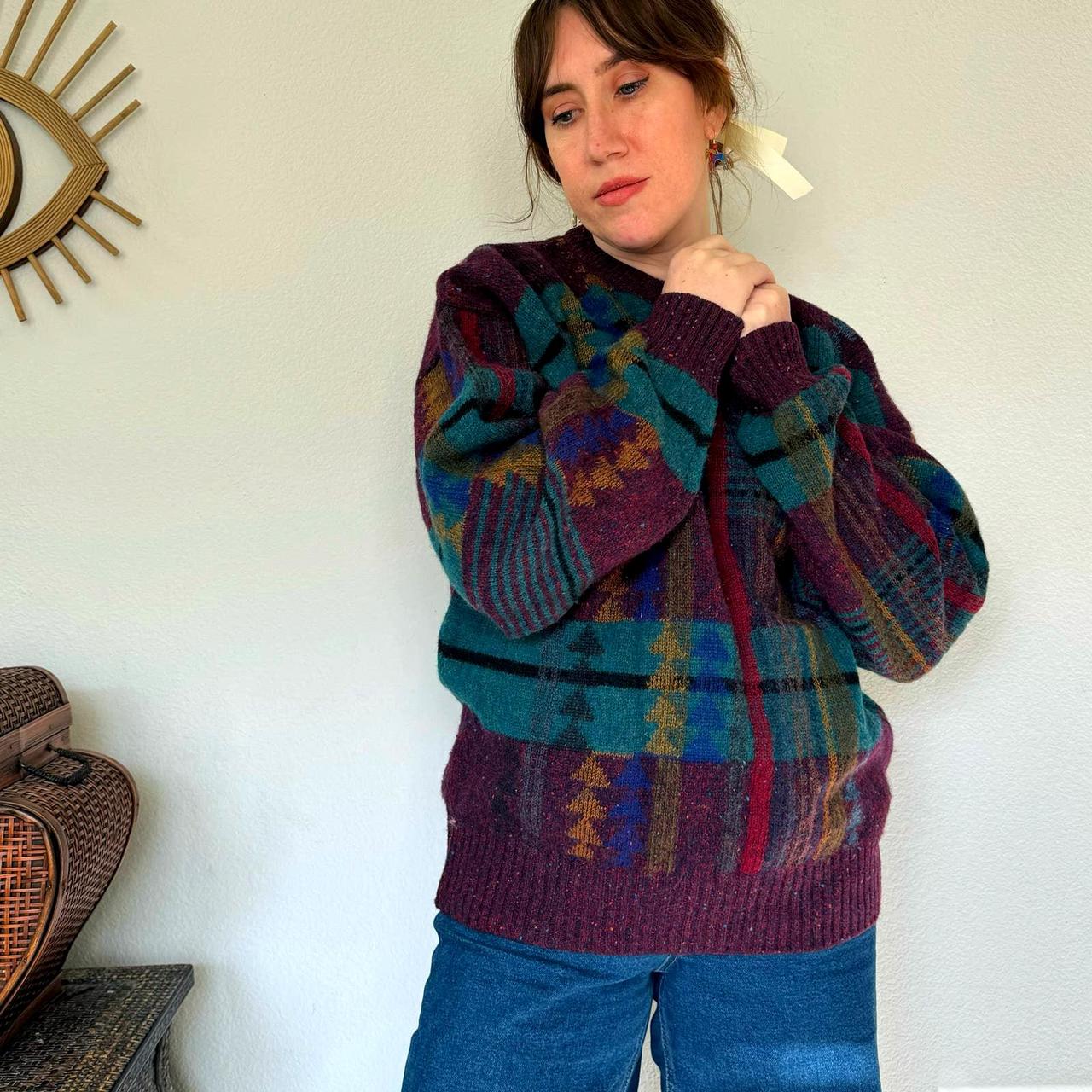 Stunning 90s vintage wool sweater by the brand... - Depop