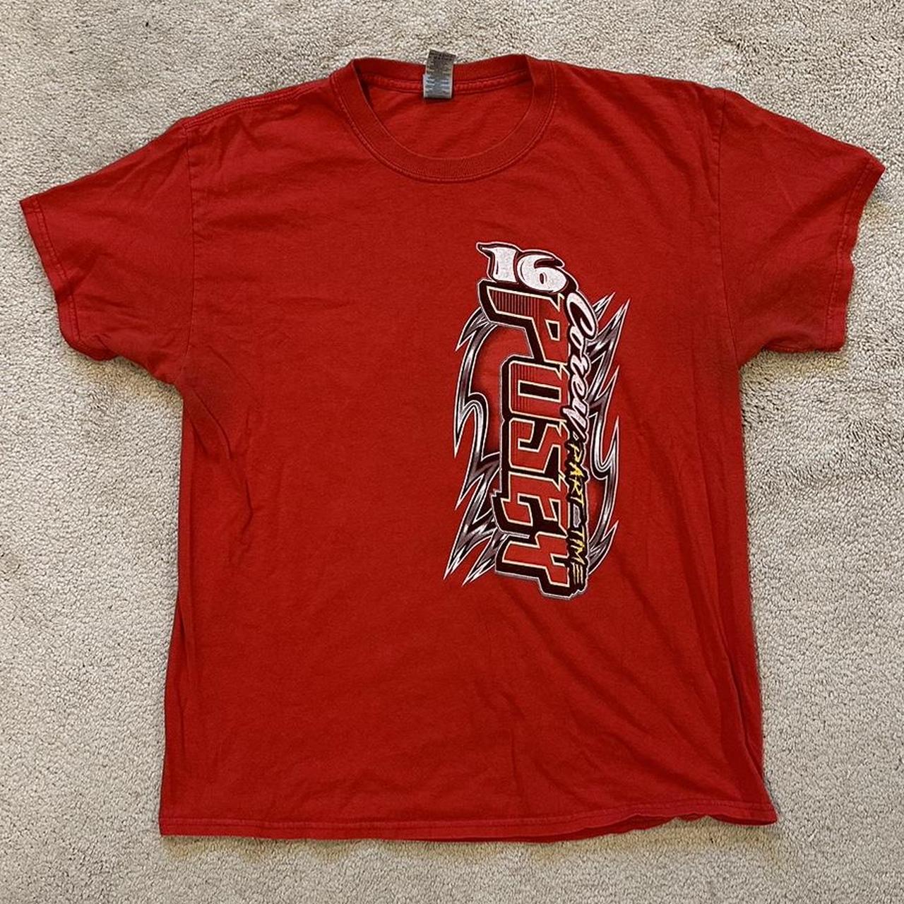 Vintage Corey Posey Racing Tee Res Size L Excellent... - Depop