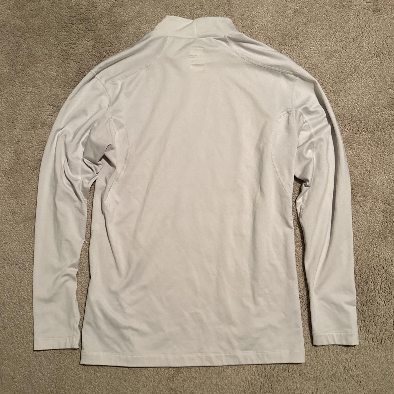 Nike Pro Thermal Compression Long Sleeve White Size... - Depop