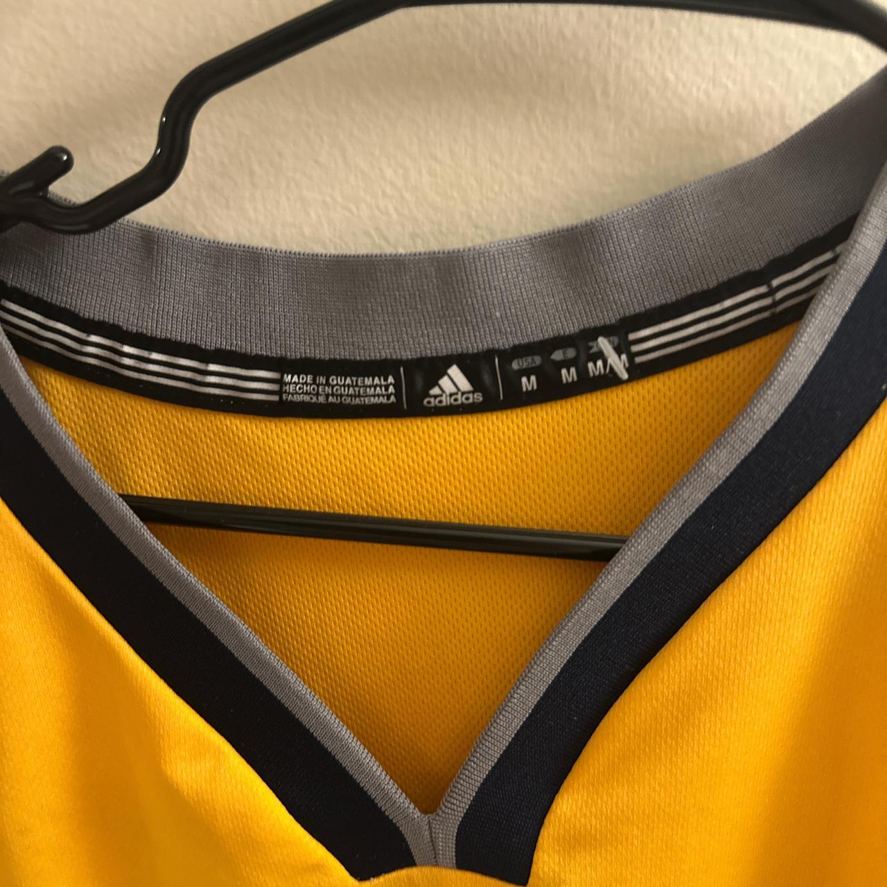 Paul George Pacers Black Yellow Jersey Adidas Size... | Depop