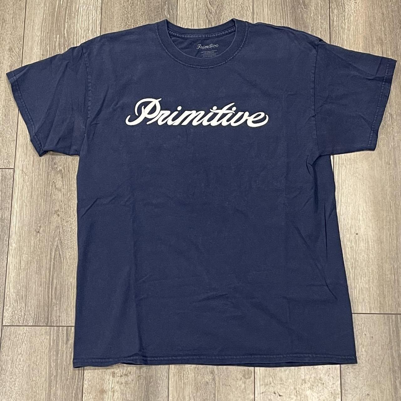 Primitive Men's Navy T-shirt | Depop