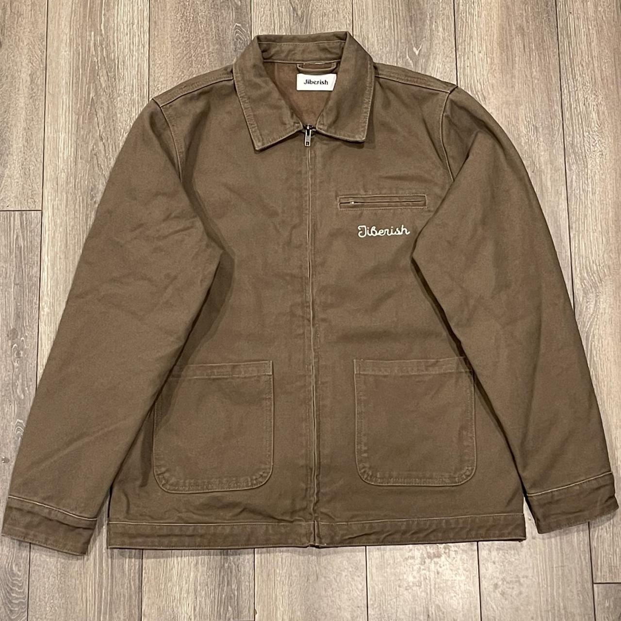 Jiberish walnut duck canvas work jacket Limited... - Depop