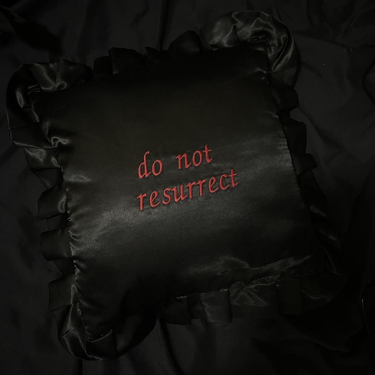 Toopoor “Do Not Resurrect” Pillow ★ Handmade by... - Depop
