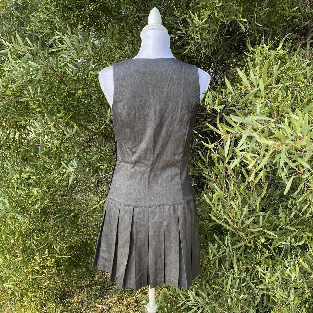 -:-grey academia skirt dress-:- -this would look so... - Depop