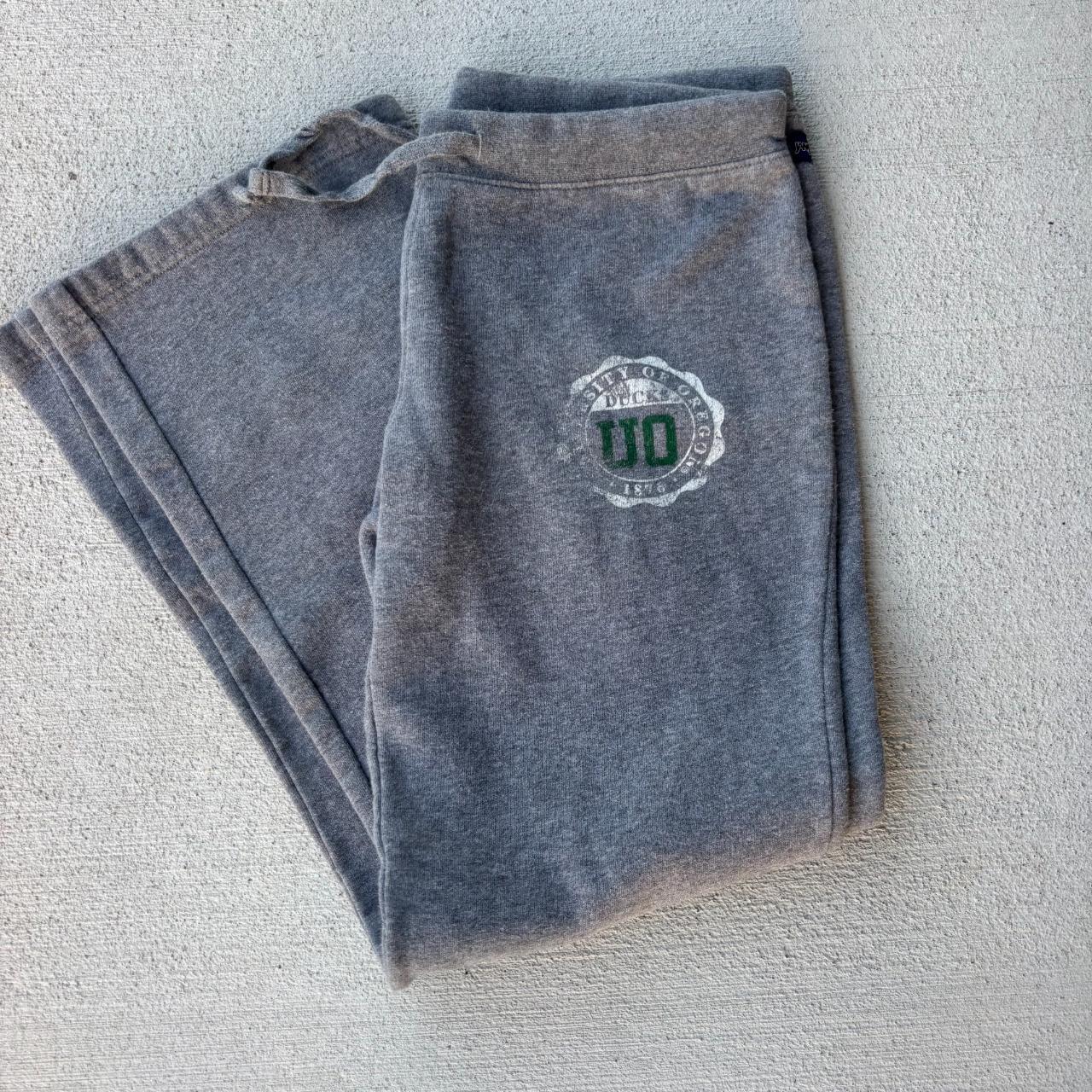 Gray University of Oregon Ducks Sweatpants | Depop